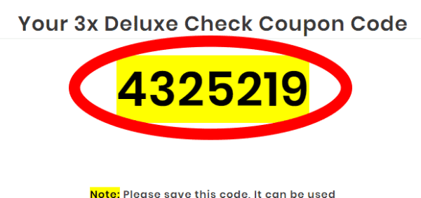 How to Redeem Multiple Deluxe Checks - Rapid Car Check