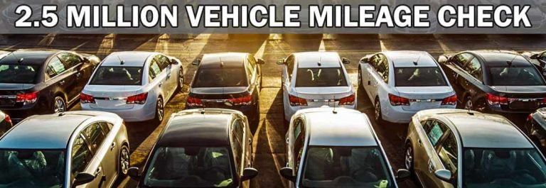 2.5 Million Vehicle Mileage Check - Rapid Car Check